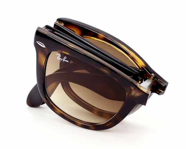 Ray-Ban Wayfarer Folding Classic Light Brown Gradient Unisex Sunglasse ...